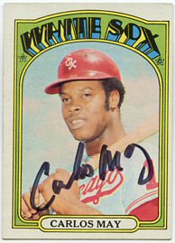 Droidtrader's Sports Memorabilia: Carlos May - Early 70's Topps