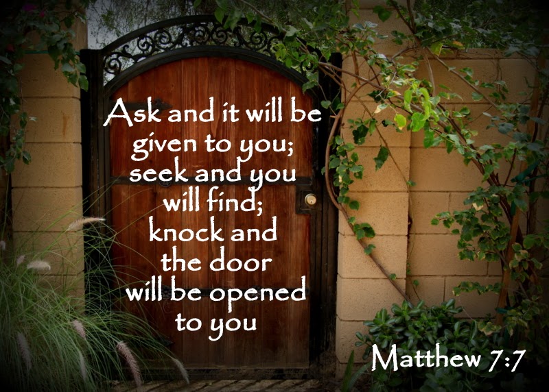 Knock and the door will be opened to you
