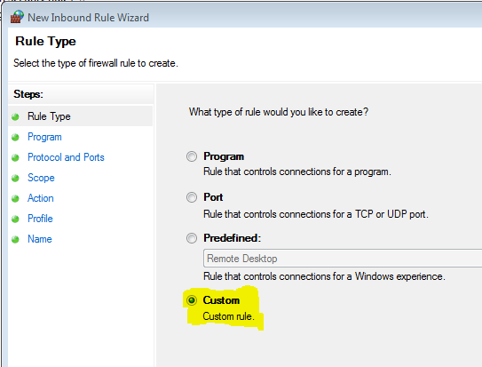 PARTEEK BLOGGER: How to make inbound rule in firewall