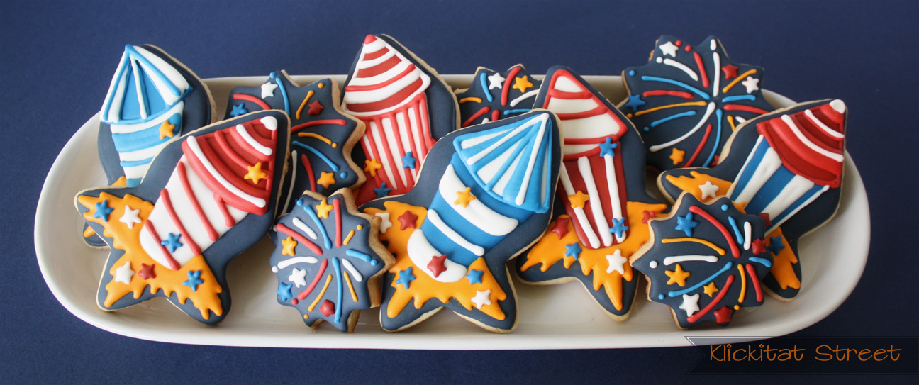 4th of July Rocket Cookies