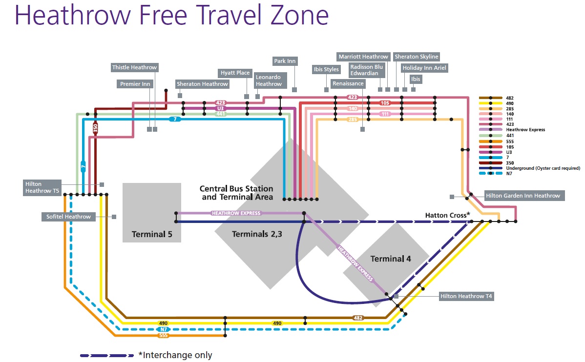 My Treasure Chest: London: Free Public Bus from Heathrow Airport to ...