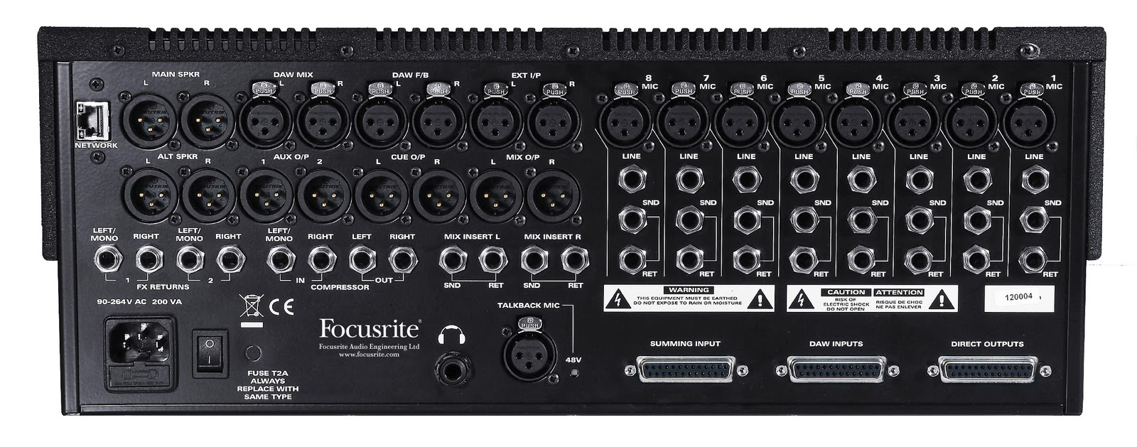 Gary Noble Show: Focusrite Control 2802 small-format analogue recording ...
