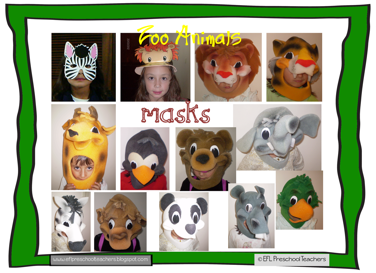 ESL/EFL Preschool Teachers: Zoo or Jungle Theme for the Preschool ESL