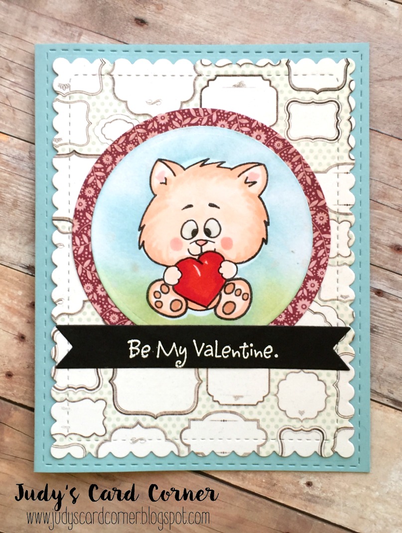 Judy's Card Corner: Gerda Steiner January Challenge - Be My Valentine