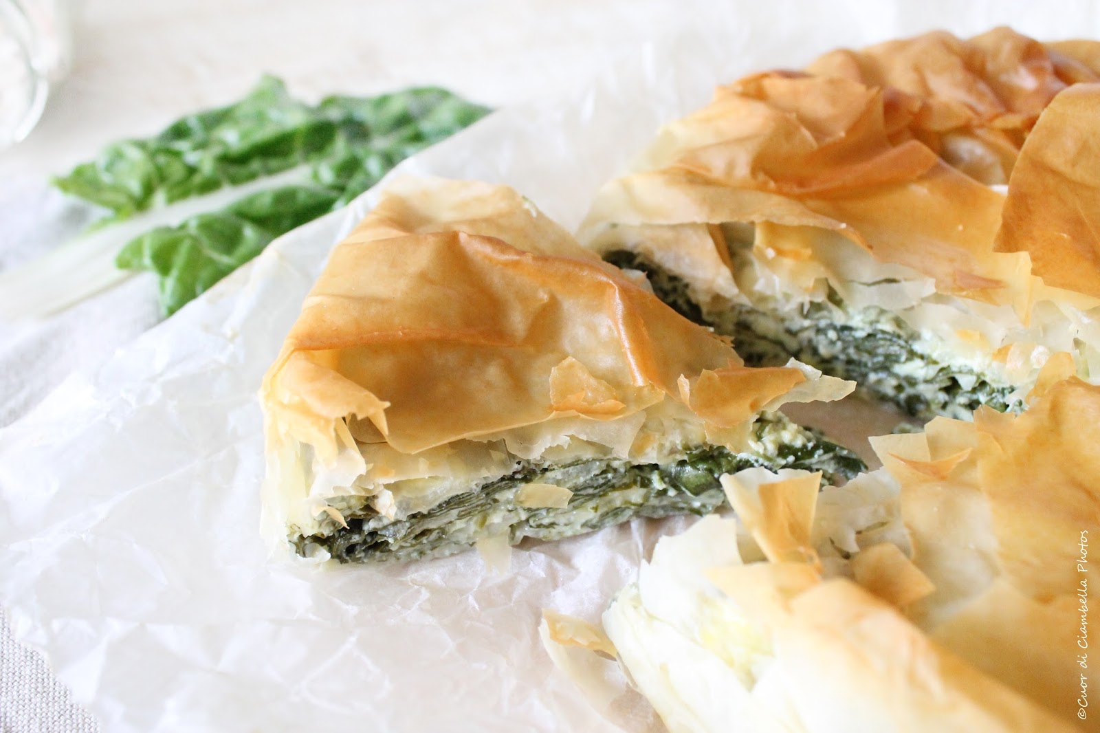 Pasta Fillo, Biete e Ricotta (la mia Spanakopita light) - Cuor di Ciambella