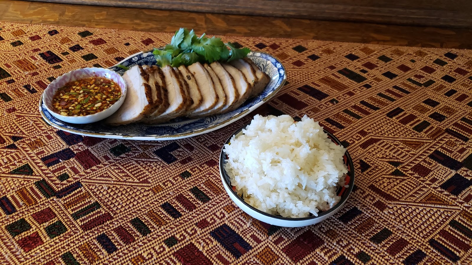 Kade's Kitchen: Sliced Pork with Sticky Rice