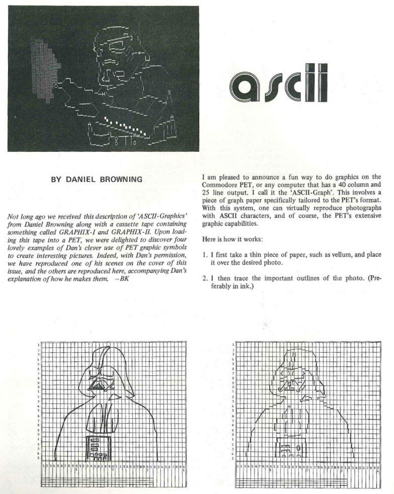 Cosas de Kiko: Star Wars - Retro ASCII Art