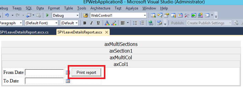 Santosh's Technical Blog: SSRS EP Report Parameters