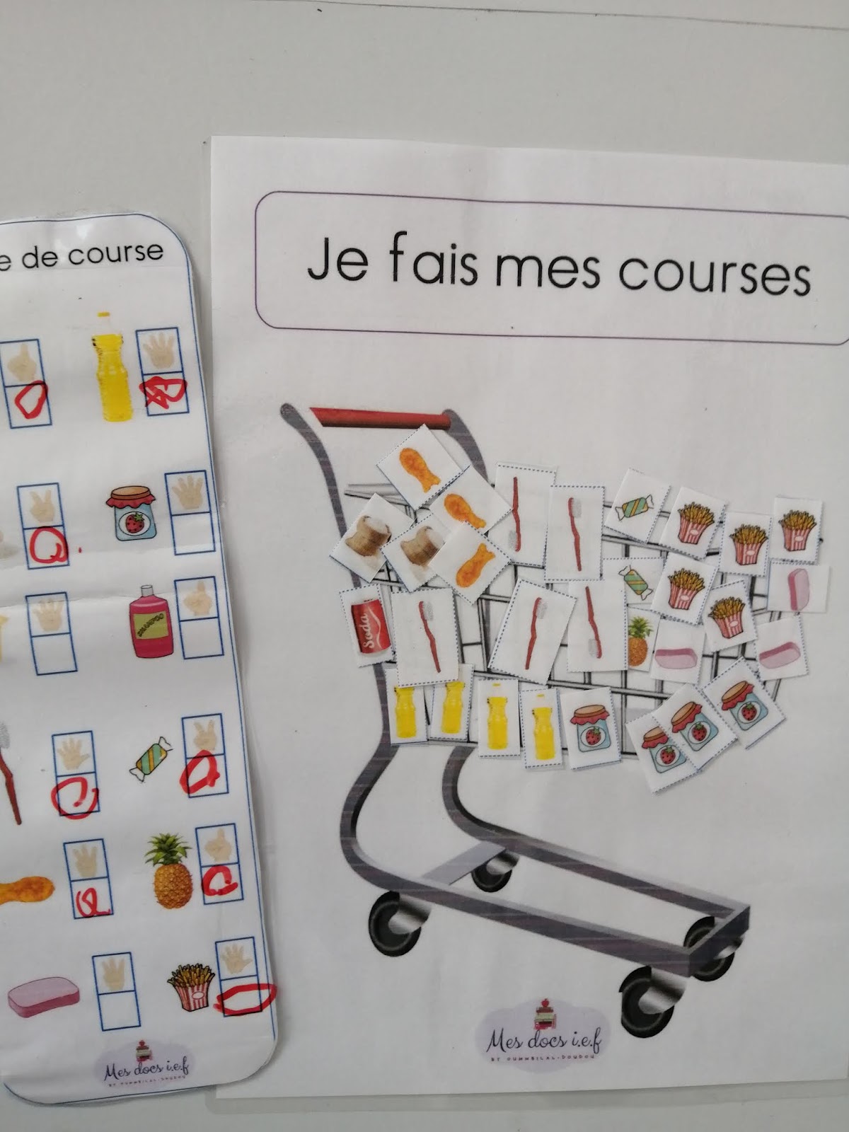Je fais mes courses