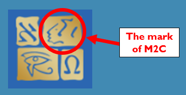 Book of Mormon in North America: How the M2C logo makes sense