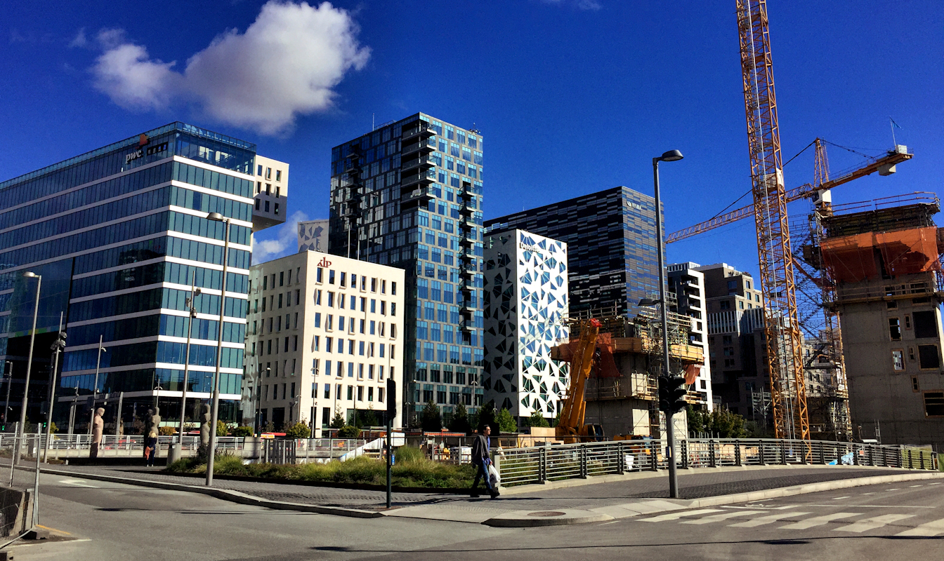 Jack's Photo & Travelblog: The Barcode building project in Oslo, Norway