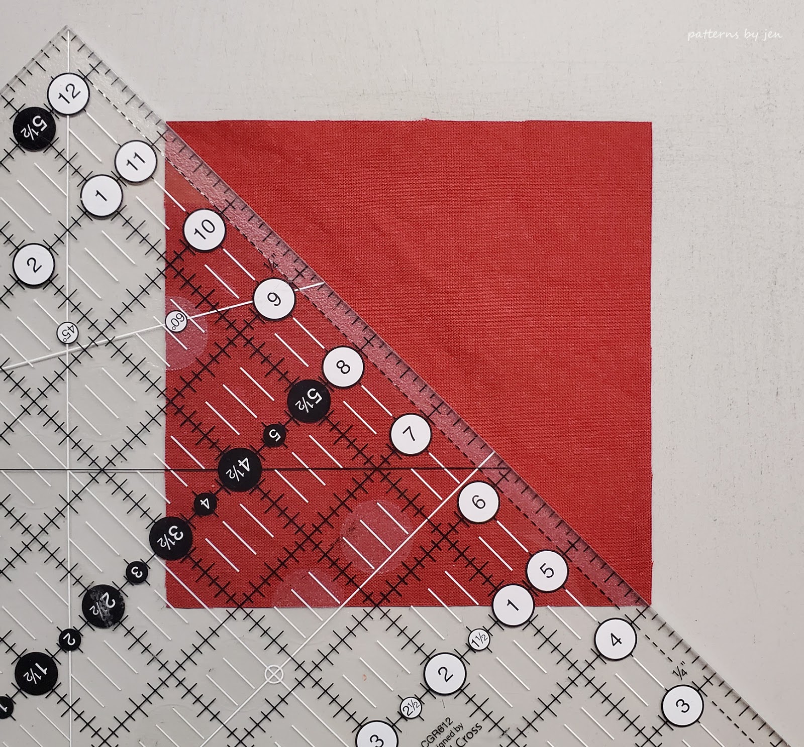 Patterns By Jen: Spinning Bow Ties Quilt Along ~ Half Square Triangles