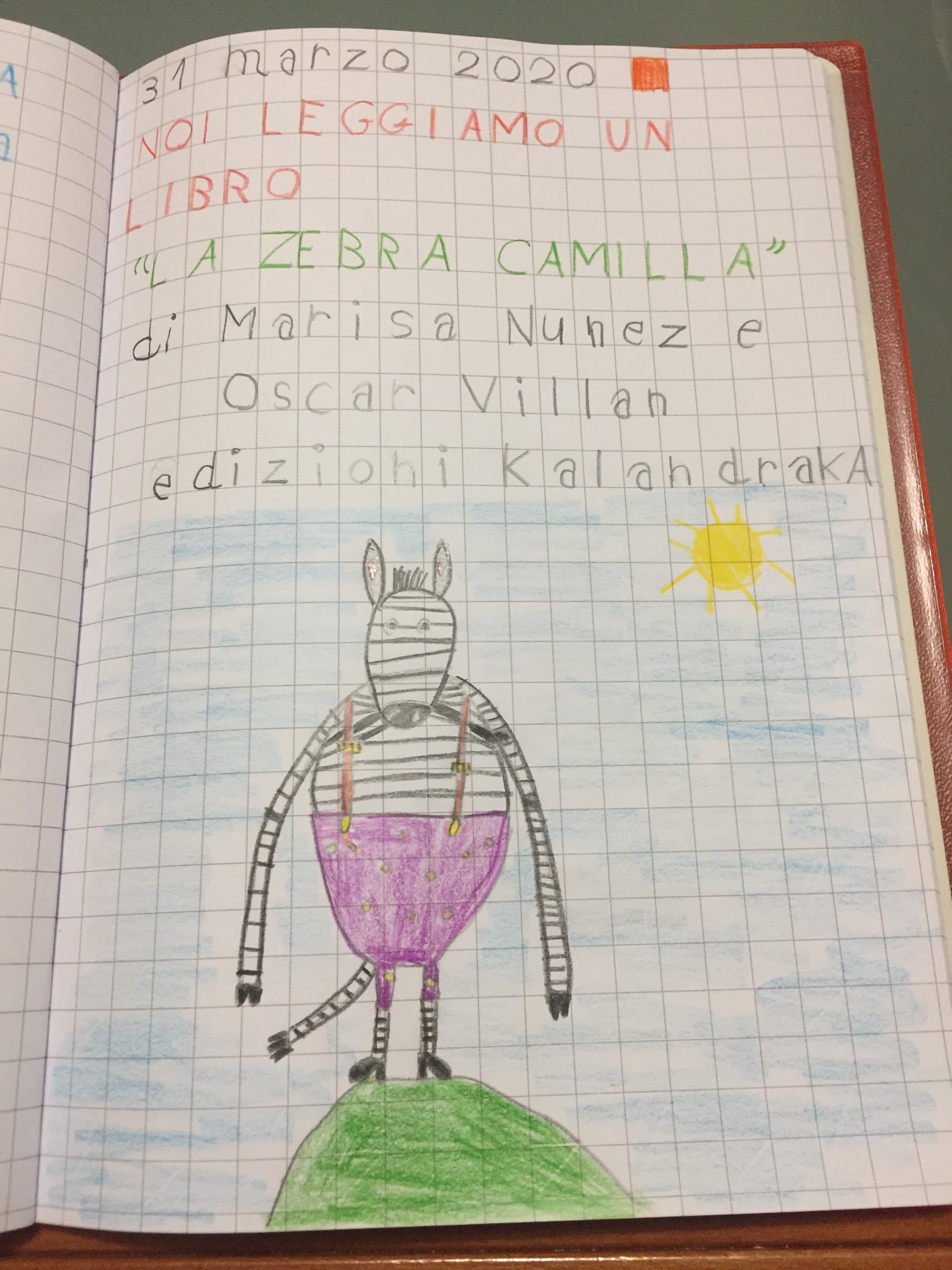 MAESTRA LOREDANA: LA ZEBRA CAMILLA