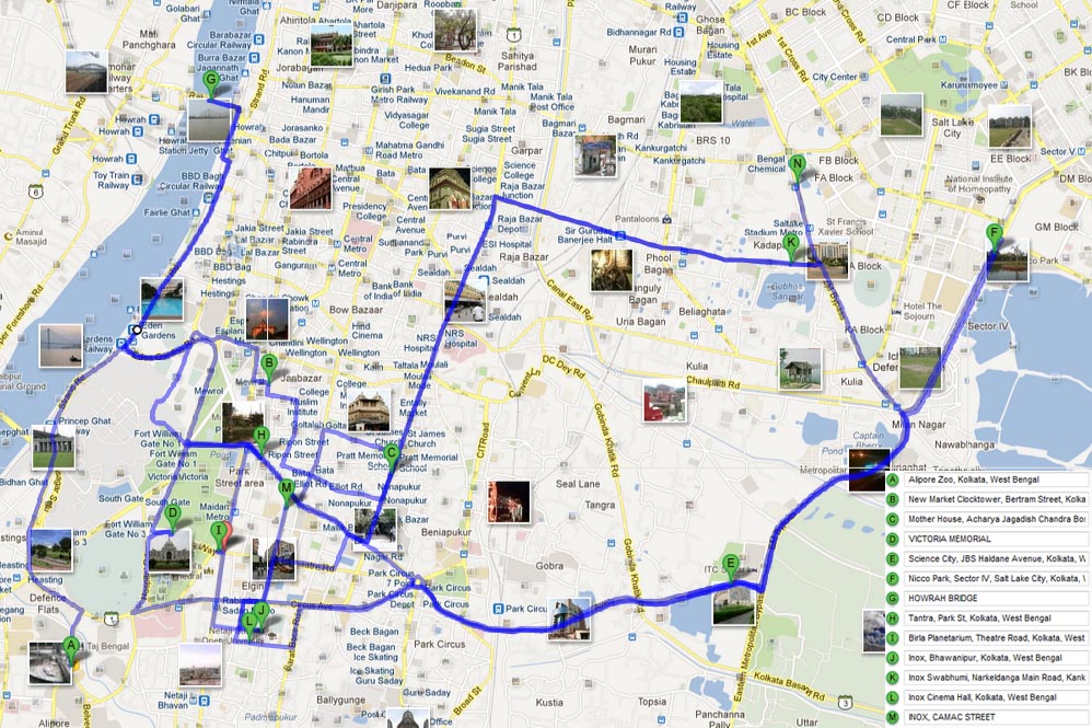 MAPS AND PLACES OF INTEREST: August 2012