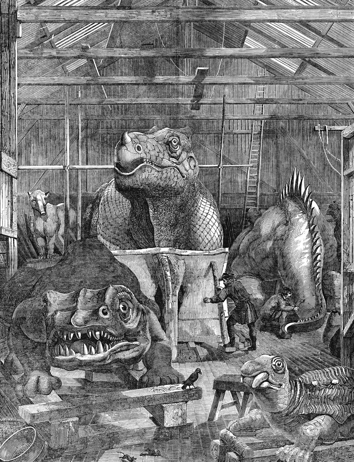 Mark P. Witton's Blog: The science of the Crystal Palace Dinosaurs ...