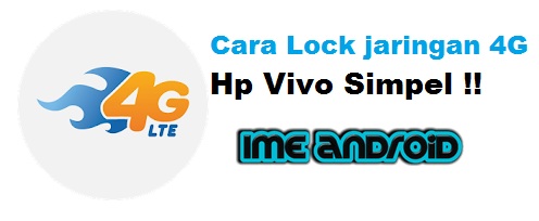 Cara mengunci sinyal 4G Hp Vivo