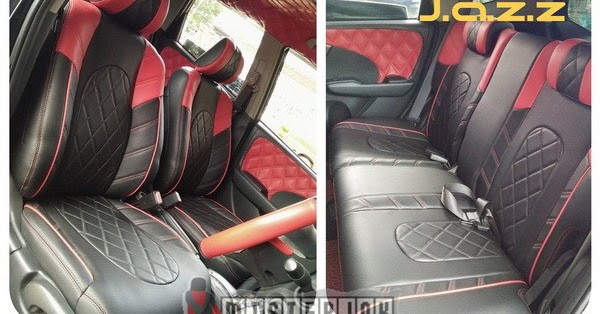 Sarung Jok Paten Honda Jazz Merah Hitam Mbtech Superior