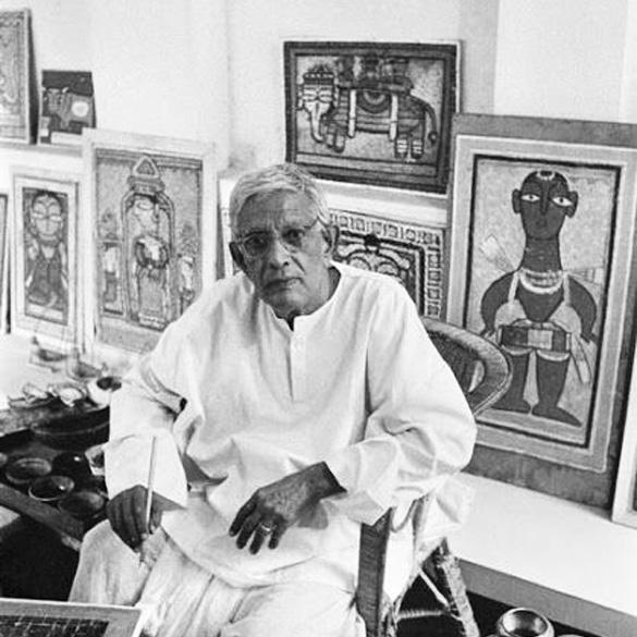 Jamini Roy painting style