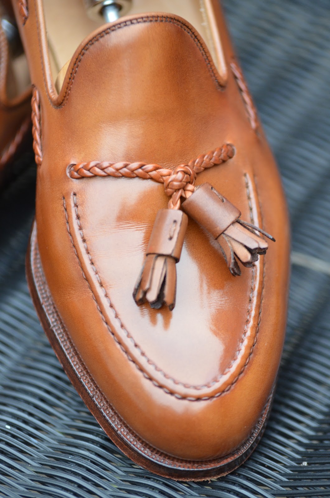 The Shoe AristoCat: GJ Cleverley - The Aidan braided tassel loafer