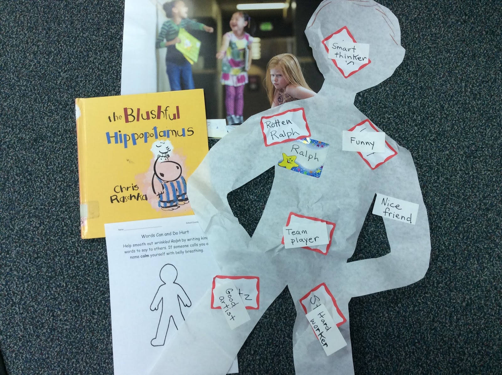 Elementary Counseling Blog: No Name Calling Week Wrinkled Ralph Lesson