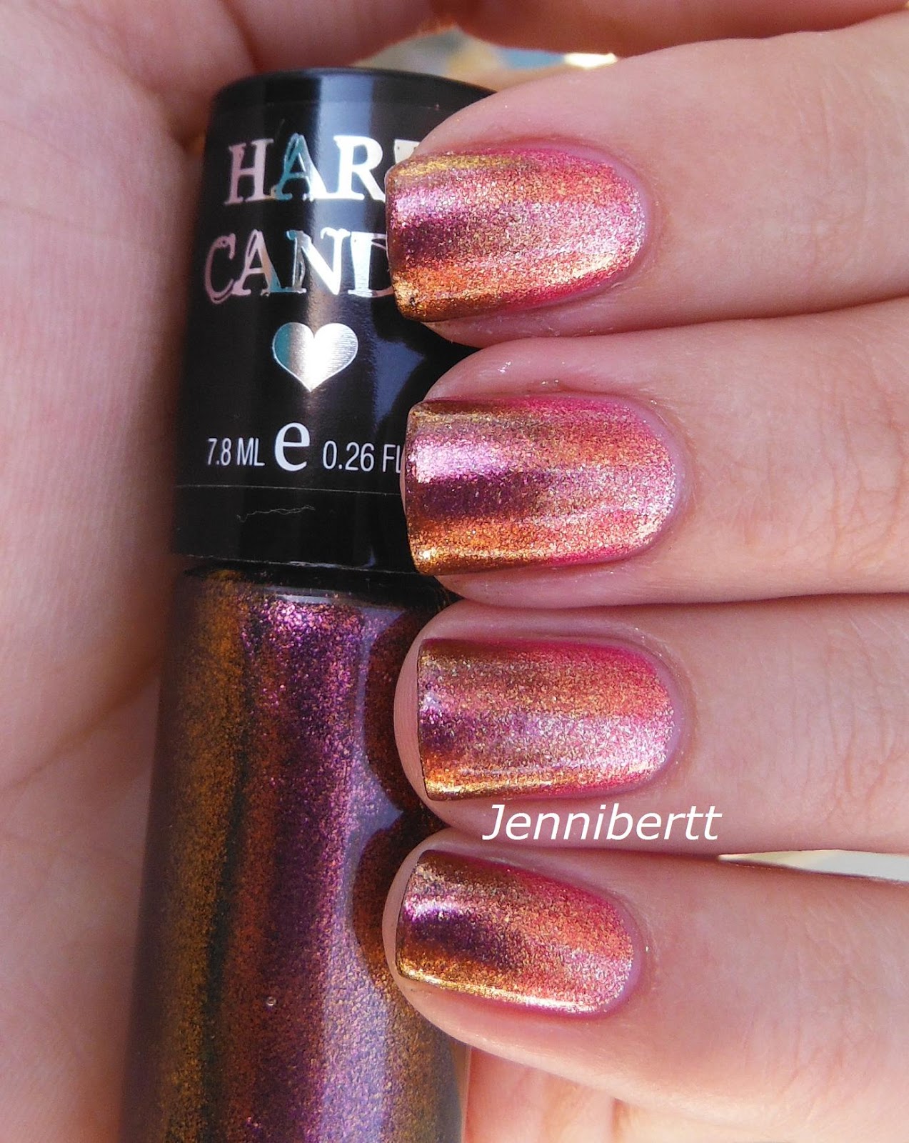 Jennibertt's Nails: Gradient using Hard Candy