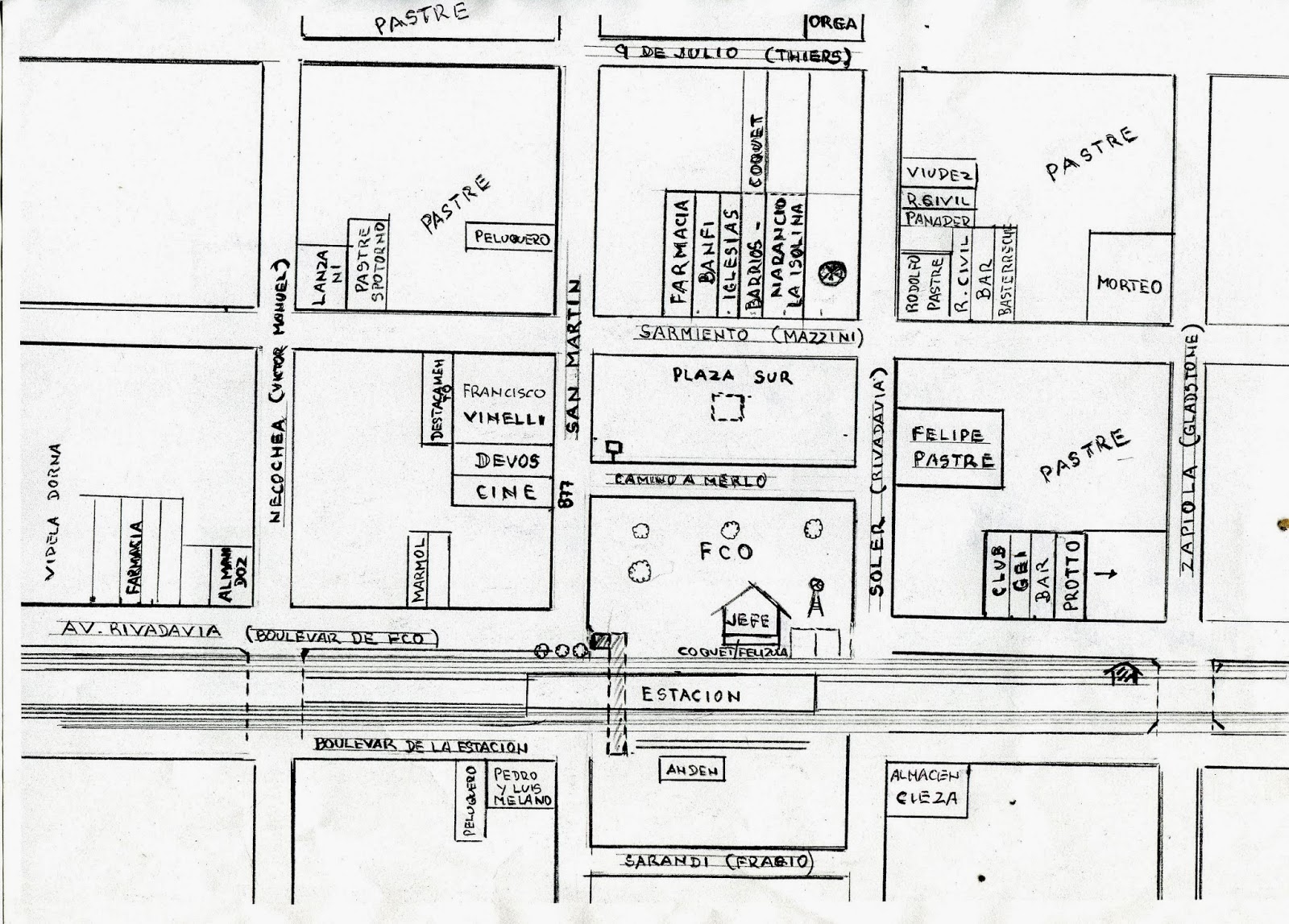 Planos y Mapas Antiguos de Ituzaingó: febrero 2014