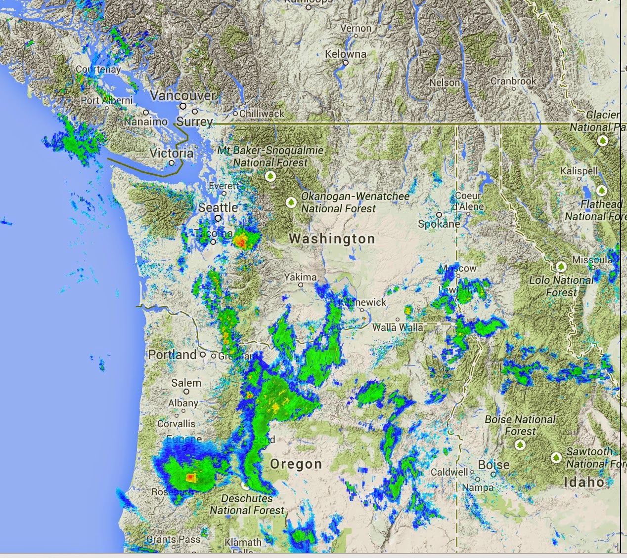 Cliff Mass Weather Blog: Extraordinary Heat Hits Western Washington ...