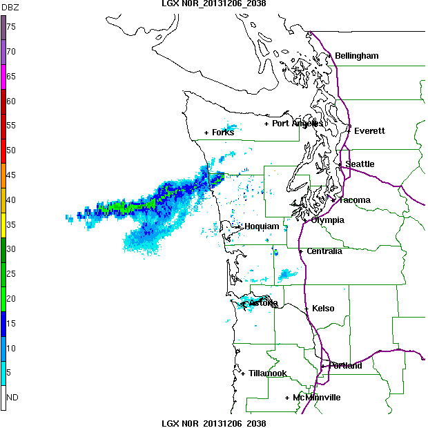 Cliff Mass Weather Blog: Snow Hits Southwest Washington and Oregon and ...