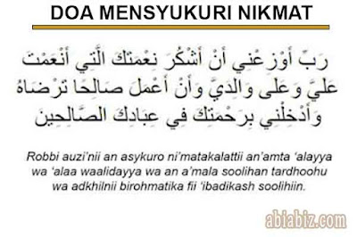 Doa Bersyukur Atas Nikmat Allah - Perumperindo.co.id