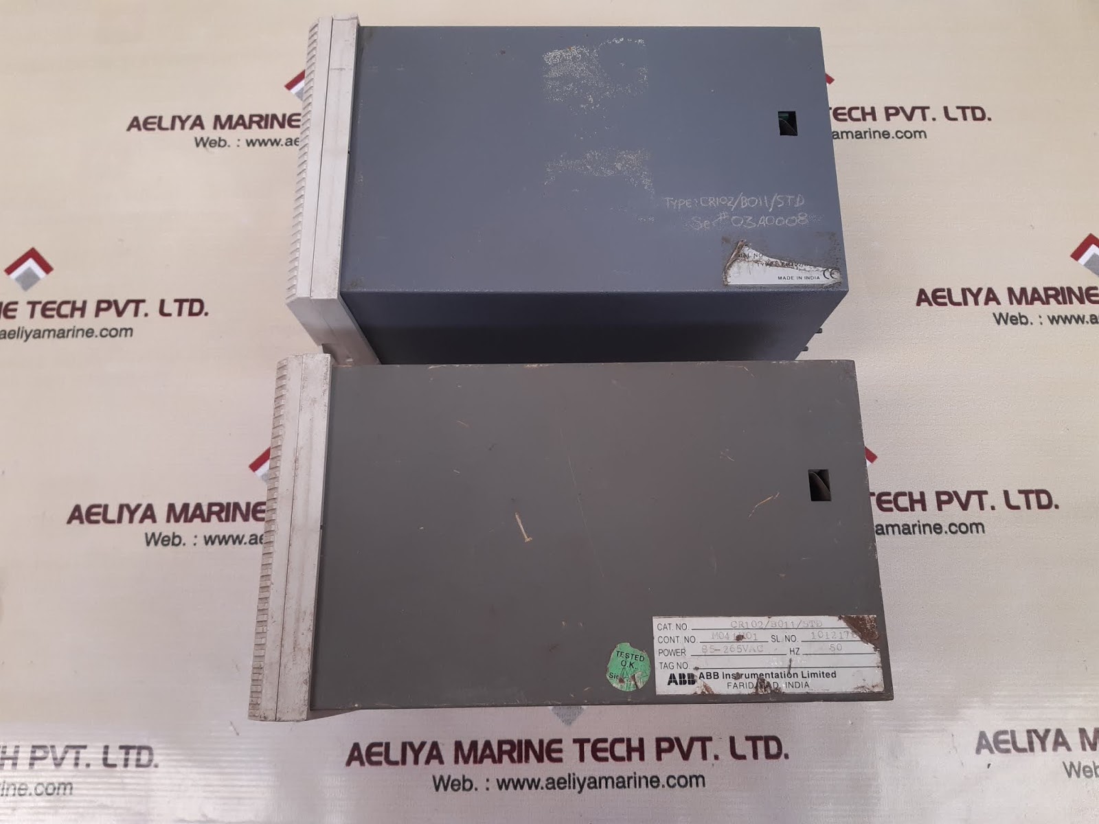ABB COMMANDER CR100 STRIP CHART RECORDER CR102/B011/STD - Aeliya Marine