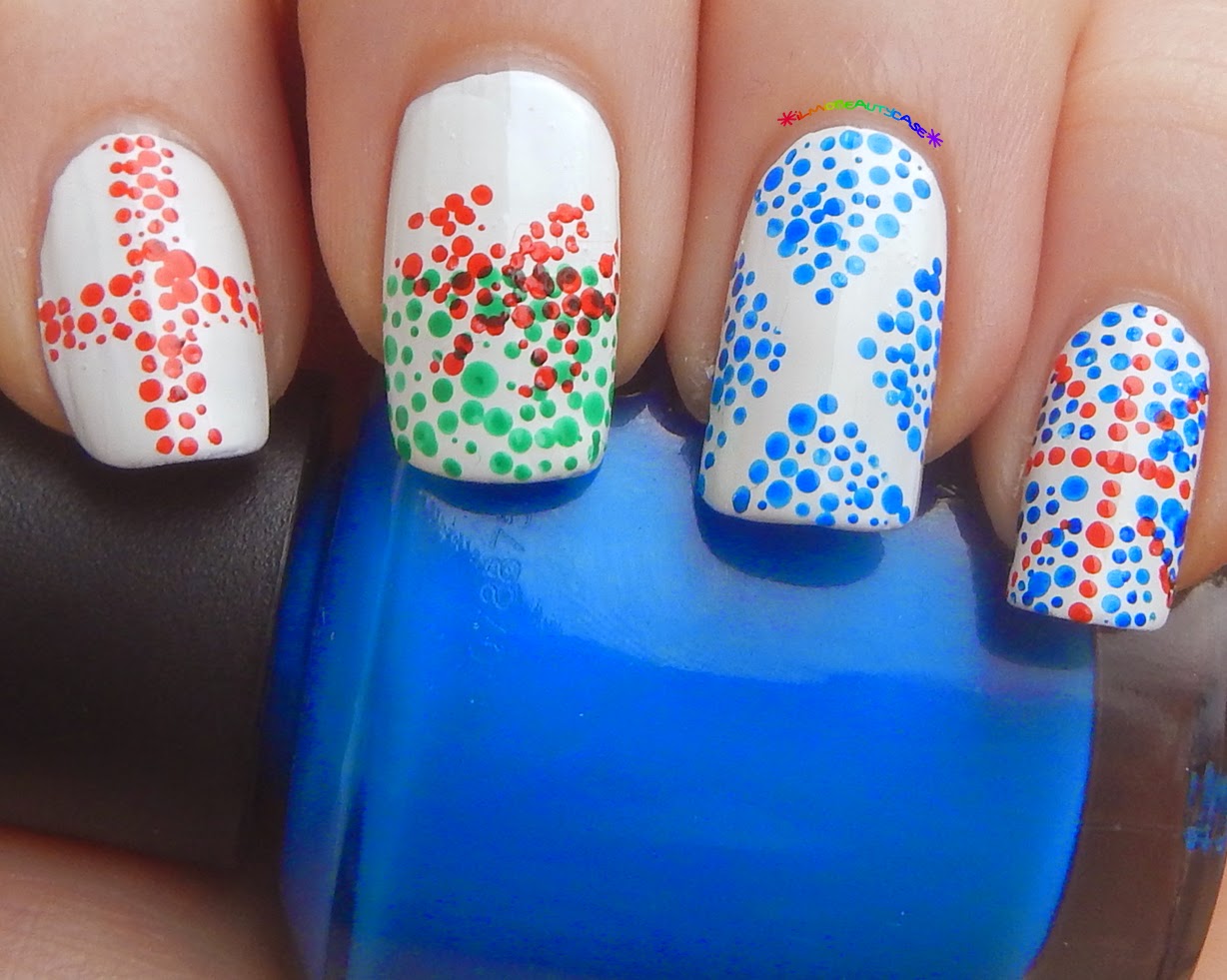 Il Mio Beauty Case: EuRoPe: United Kingdom - Flag Nail Art (England ...