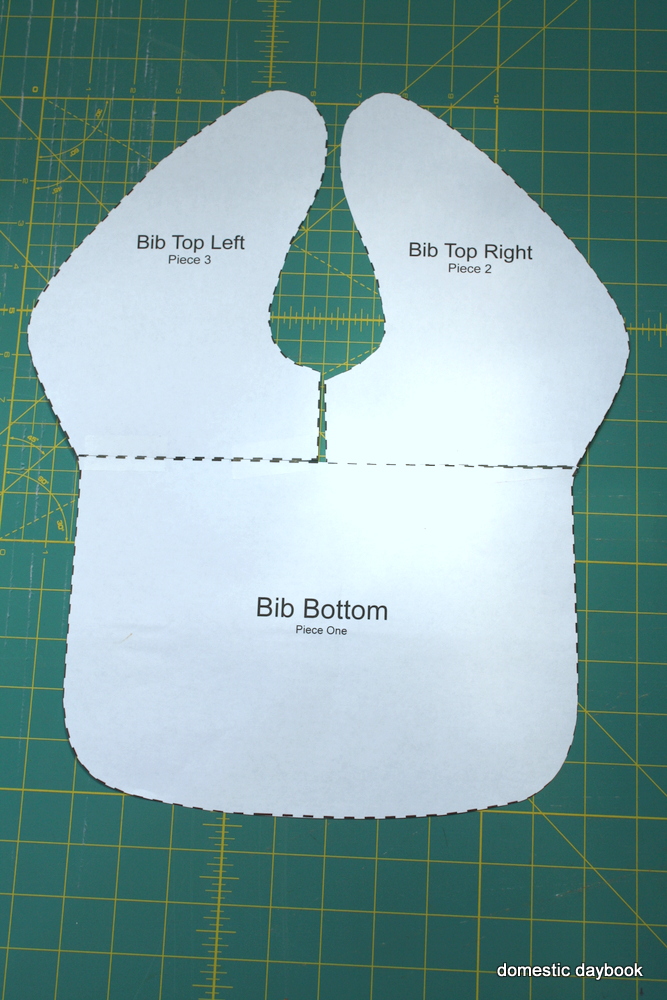 Baby bib pattern - Imagui