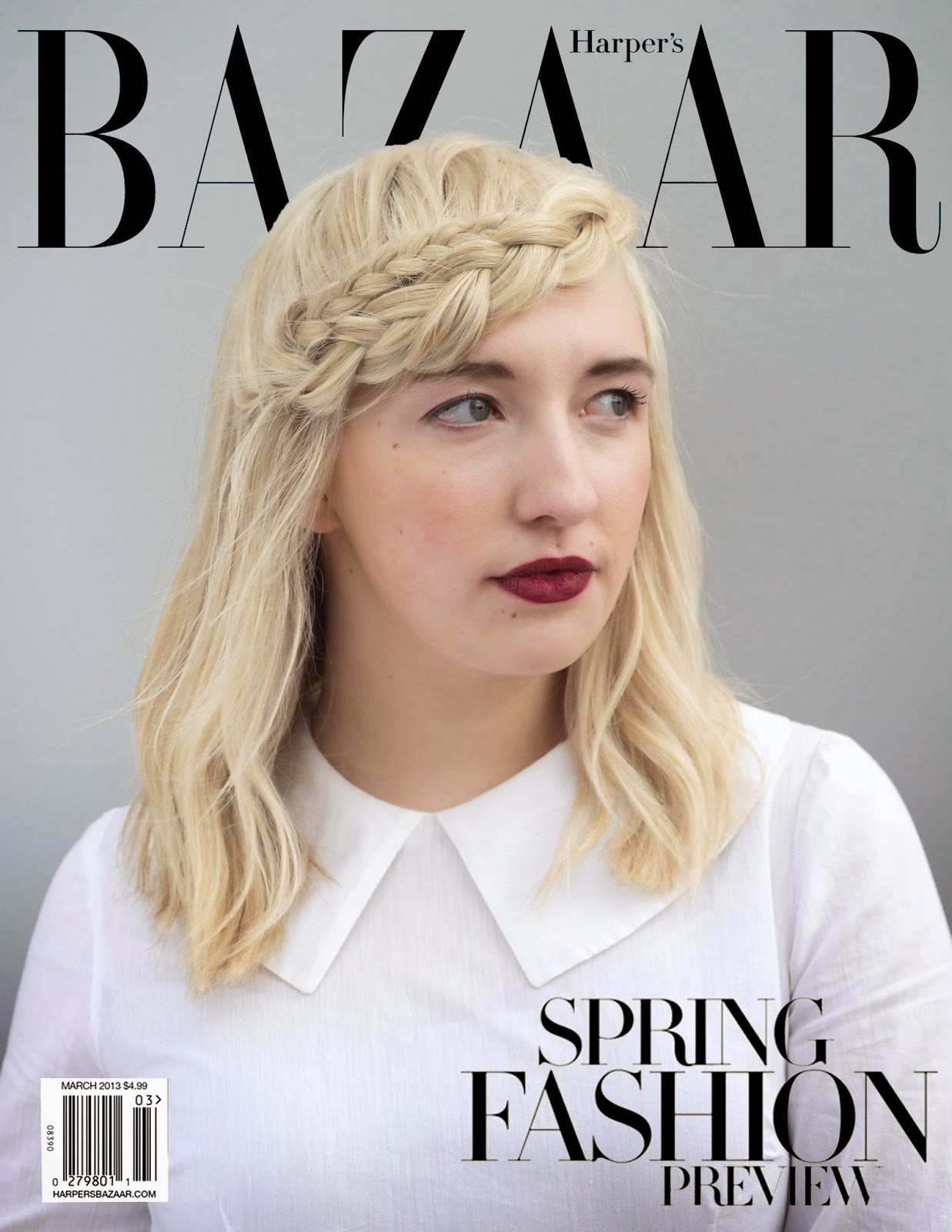 THAT IS THE PURPOSE OF LIFE: Harper's Bazaar Cover