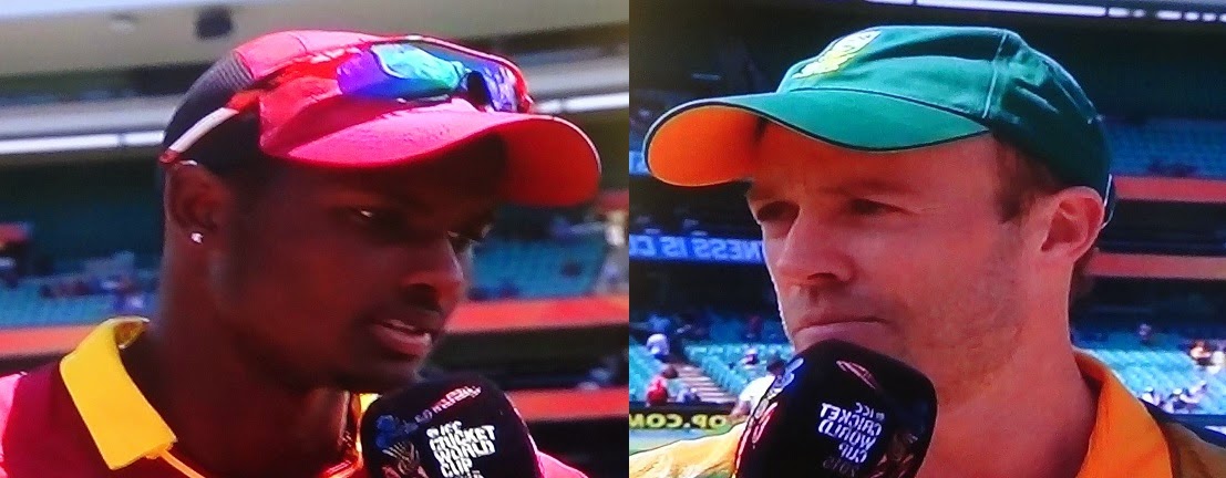 Who Will Win The Cup?: CWC 2015 LIVE - SA Win Toss, Elect To Bat v WI