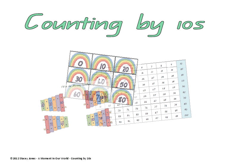 Counting By 10s Printable - Simple Living. Creative Learning