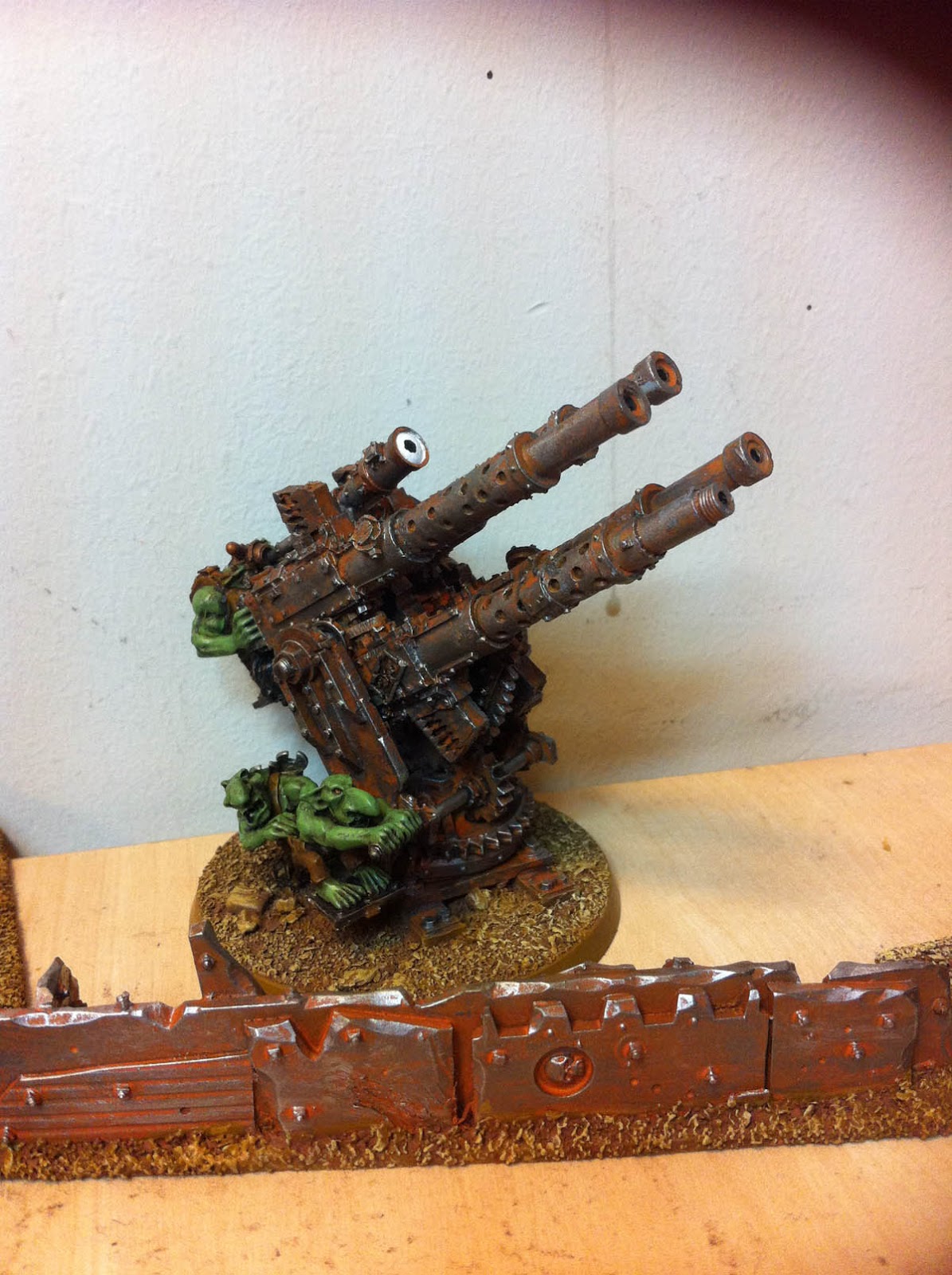 Wings of Sanguinius: 40k wargaming blog: Ork Aegis Defence line and ...