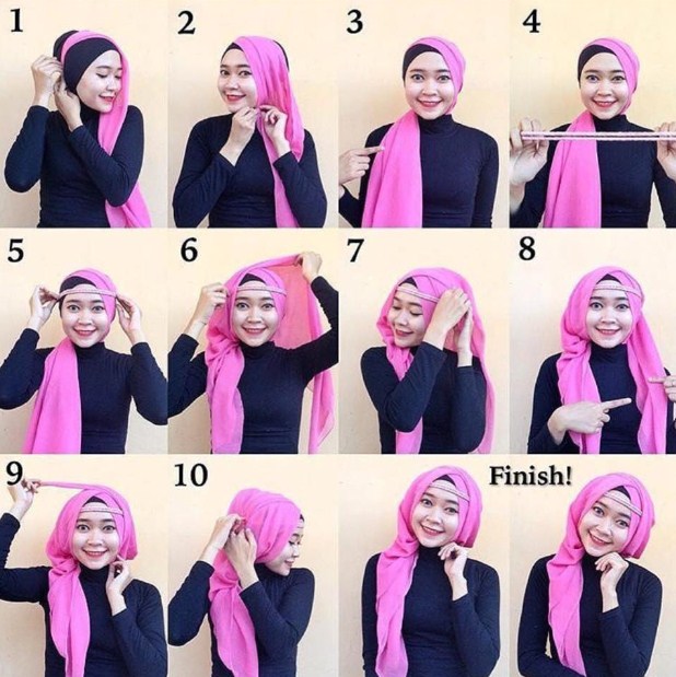 Video Tutorial Hijab Modern Turban Kreasi Terkini 2016