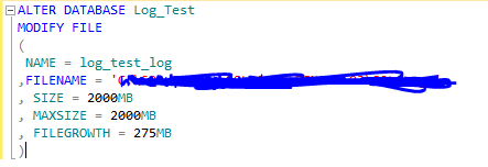 SQLAspire: Reducing the VLF count for a SQL Server database