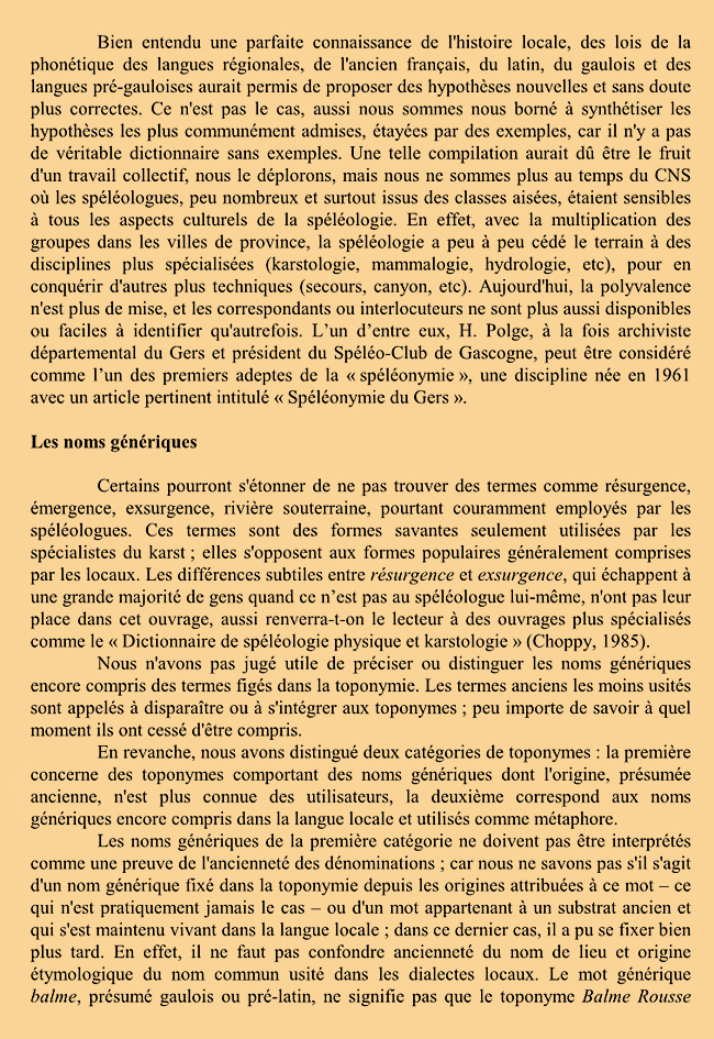 espeleobloc: Occitània i toponímia espeleològica.