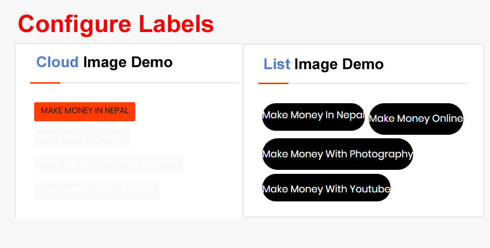 Beautiful Label Widget For Blogger Quyasoft