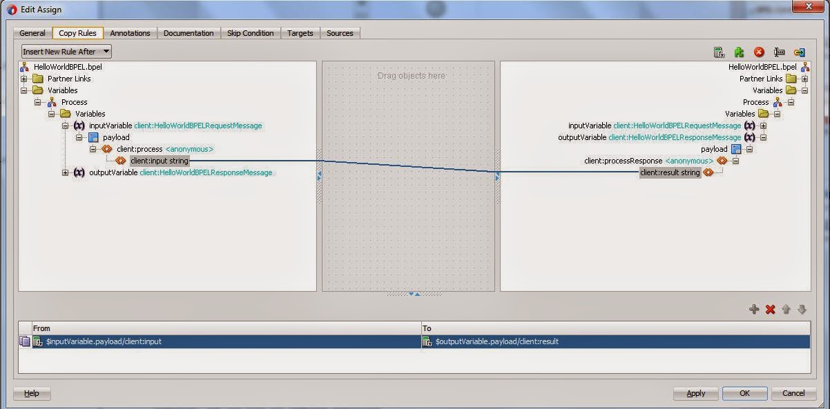 Learning SOA: Hello World Project in SOA Suite 12C