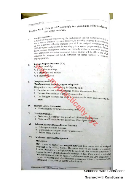 22415 Microprocessor Lab Manual Answers MSBTE Solution