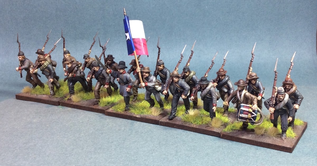 wargamesinthedungeon: Rebel Infantry and Water tower : ACW