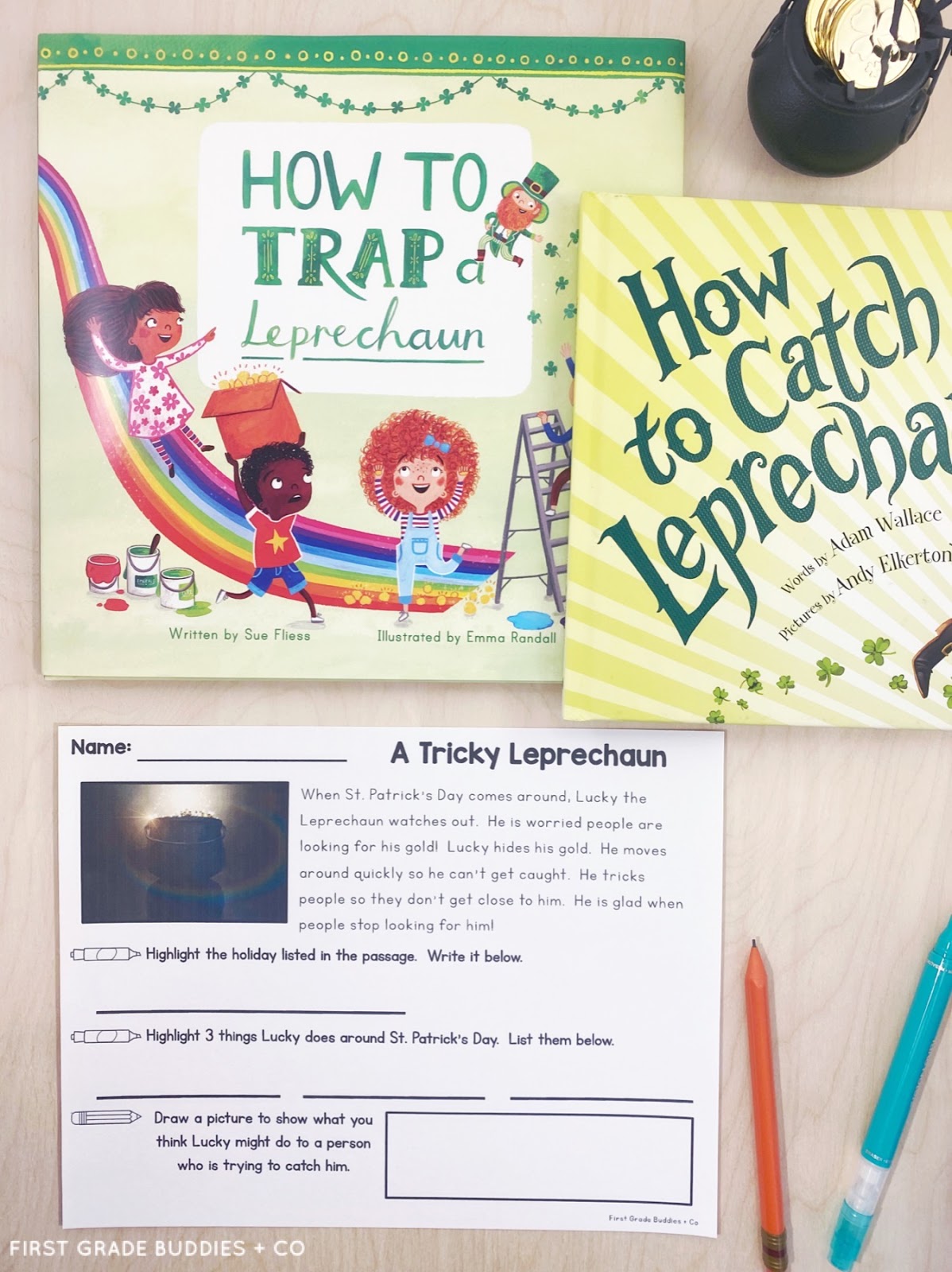 Classroom Leprechaun Visit | First Grade Buddies