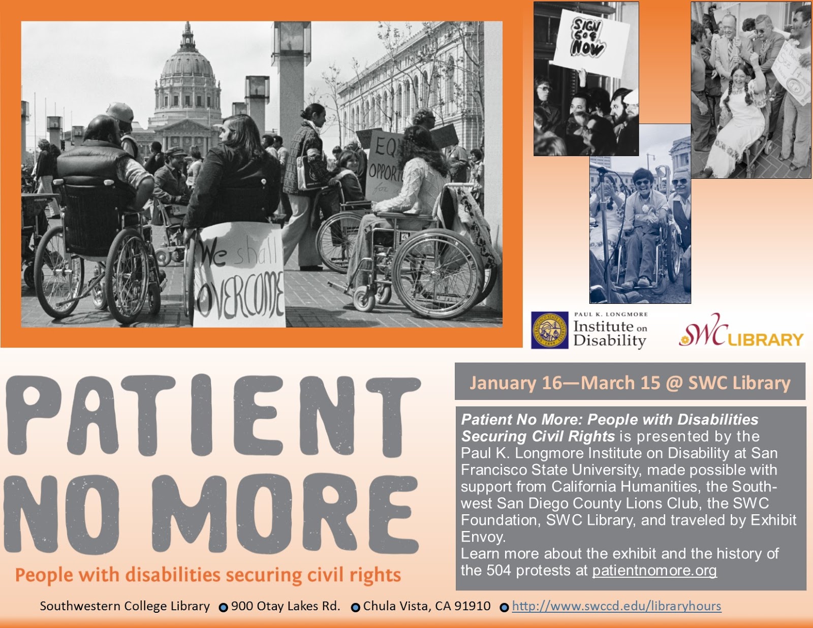 What's New @ SWC Library?: Patient No More: People with Disabilities ...