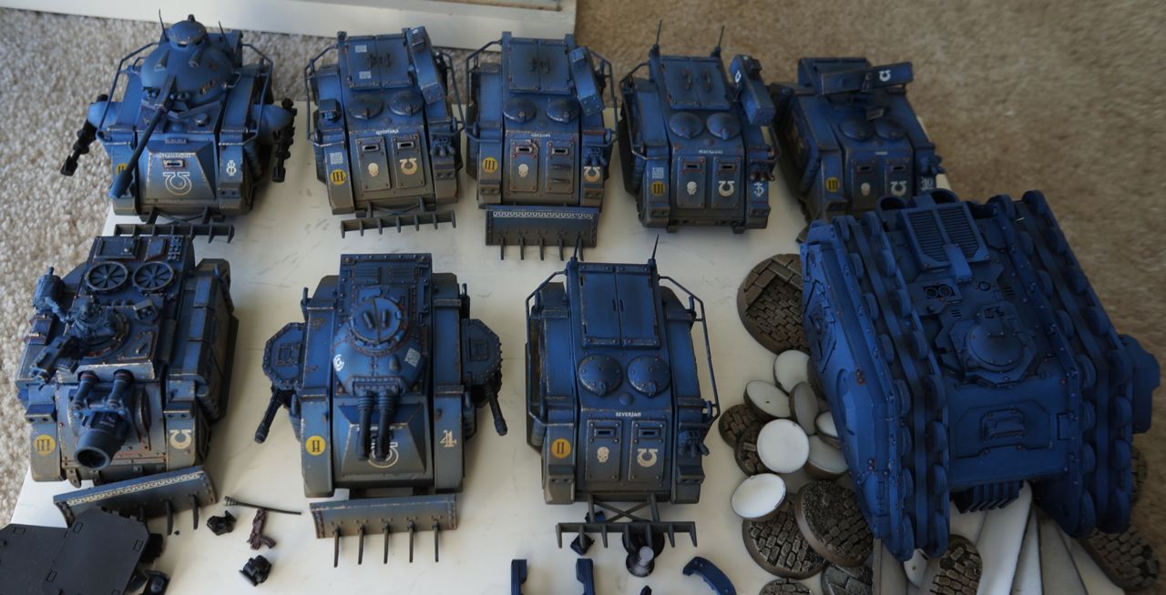 40k Hobby Blog: Another Old School Predator and Rhino
