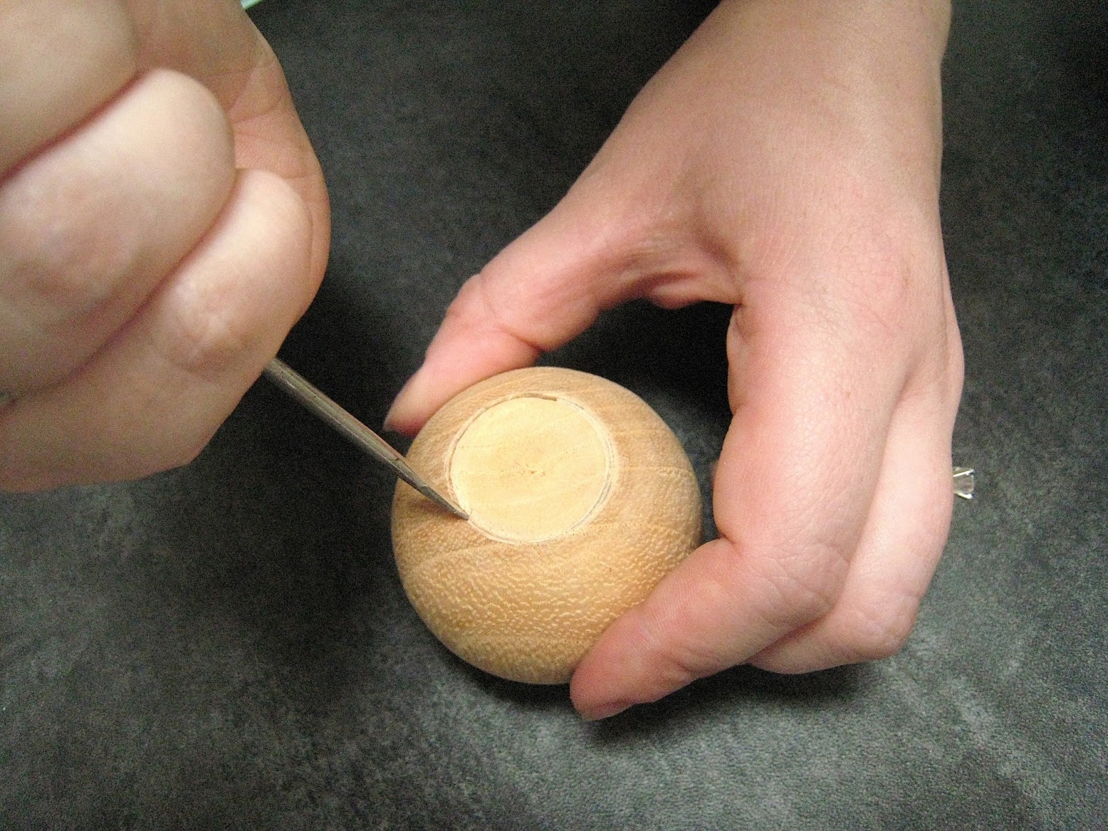 Rhody Life: DIY: Curtain Rod Finials