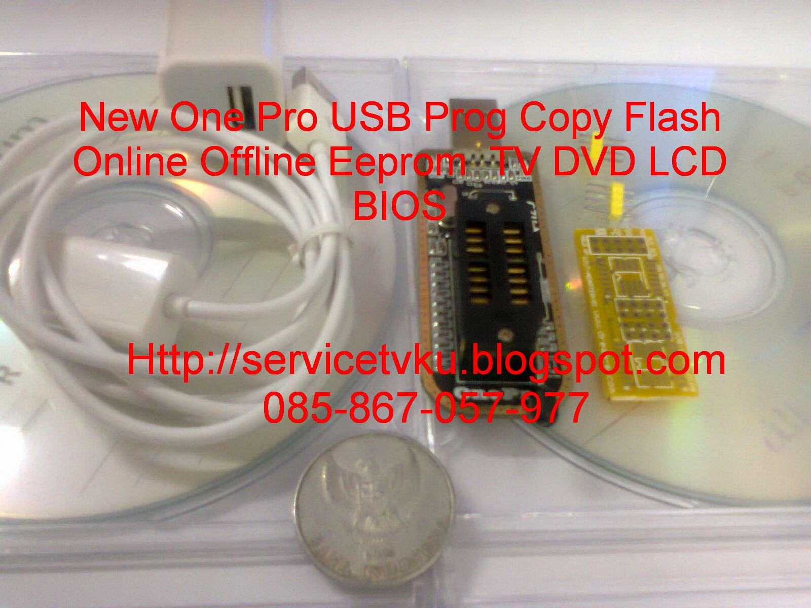 New One Pro USB Programmer Copy Flash TV DVD LCD Bios 24C 25X Series ...