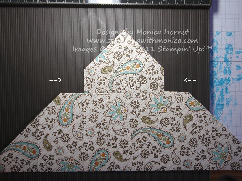 Stamps 'n Jewels: Origami Diamond Fold Tutorial