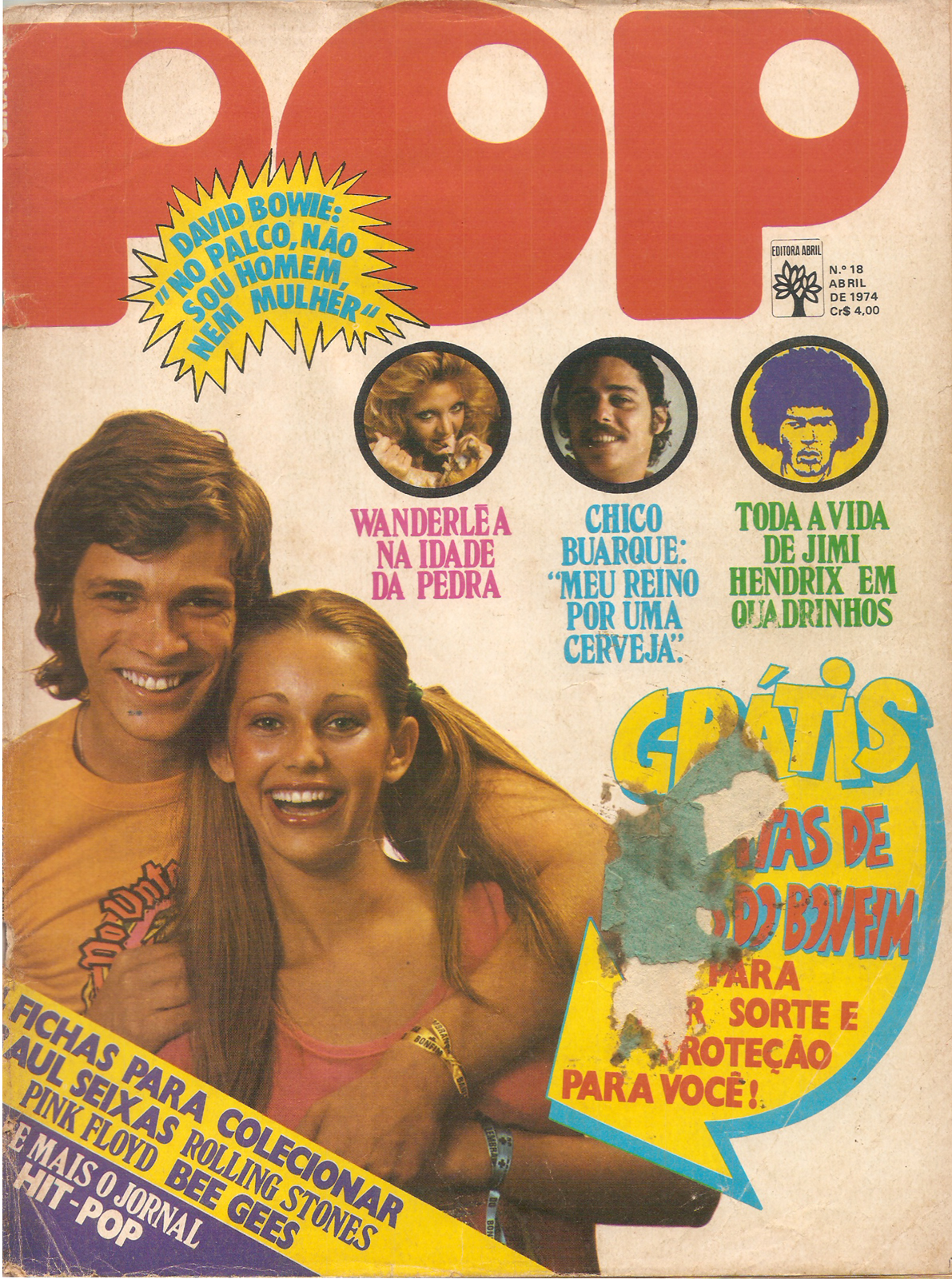 Assim de recortes: Revista Pop, abril de 1974